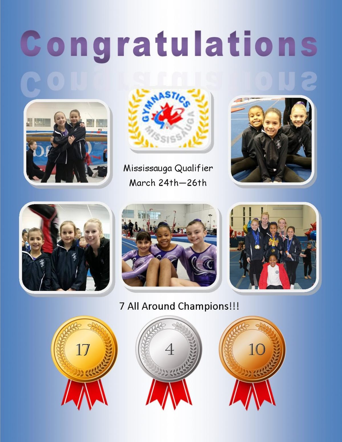 Congratulations to our Compulsory Athletes! - Oakville Gymnastics