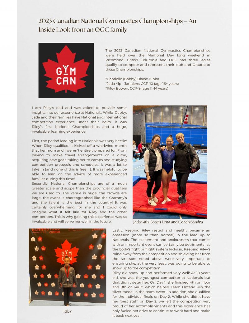 2023 Canadian National Gymnastics Championships — An Inside Look from ...